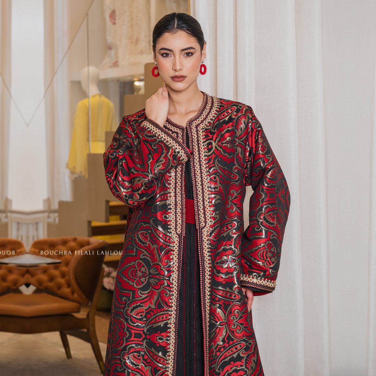 Crimson Majesty – Kimono Set
